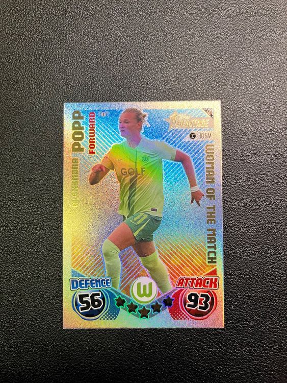 Topps Match Attax 2024/25 Alexandra Popp 285 (Neu (gemäss Beschreibung ...
