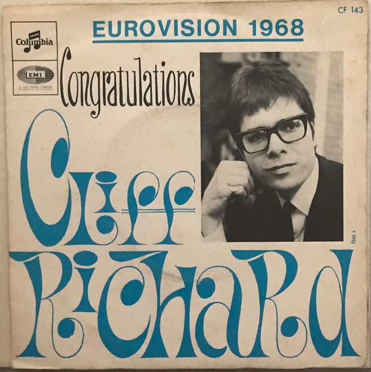 CLIFF RICHARD -- CONGRATULATIONS - EUROVISION 1968 | Kaufen auf Ricardo