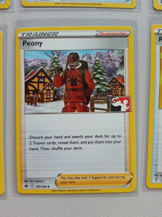 Peony - Pokemon TCG Prize Pack Stamp Stempel (Gebraucht) in Altstätten ...