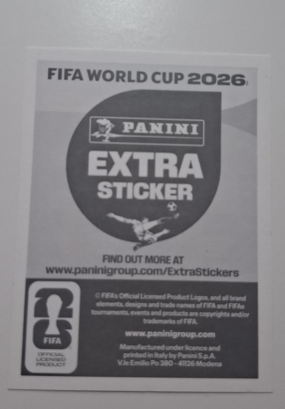 Panini Extra Sticker Fussball WM 2026 Lamine Yamal( Bronze) (Neu ...