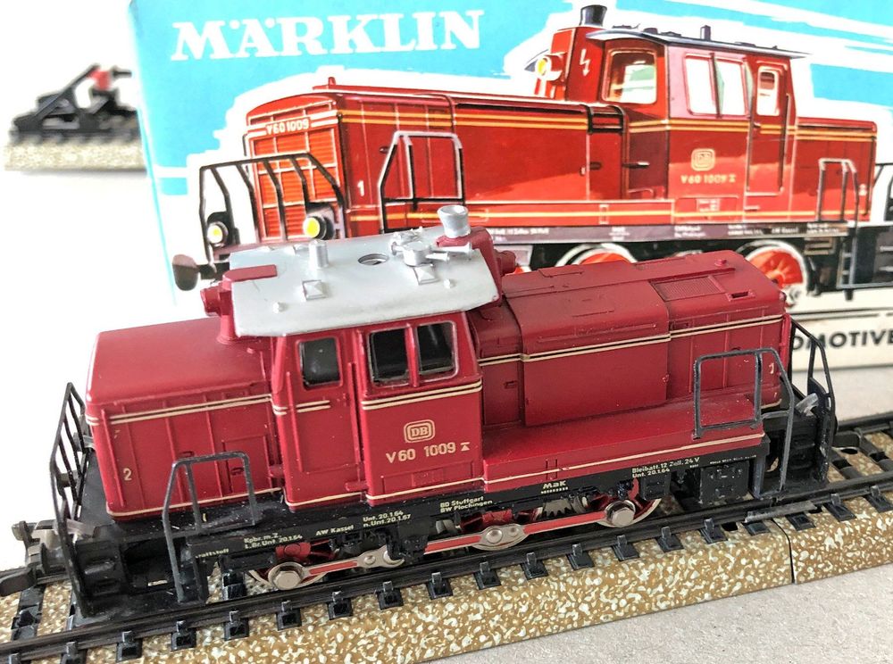 Märklin H0 Diesel-Rangierlok DB V60 1009 in Rot | Kaufen auf Ricardo