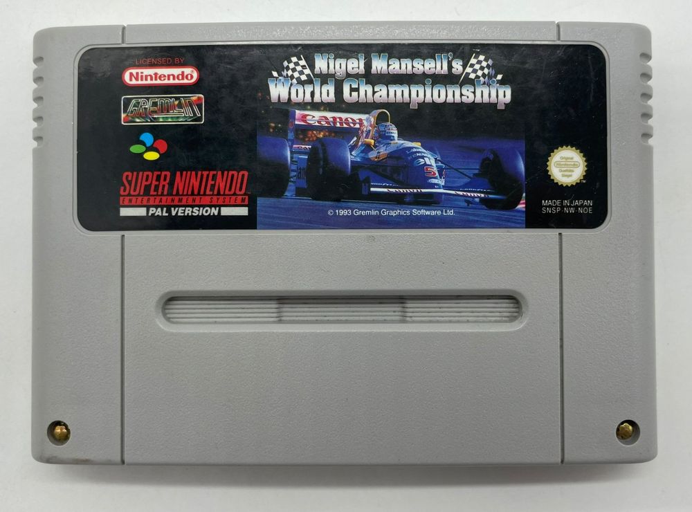 Nigel Mansell's World Championship Racing - SNES Modul | Kaufen auf Ricardo