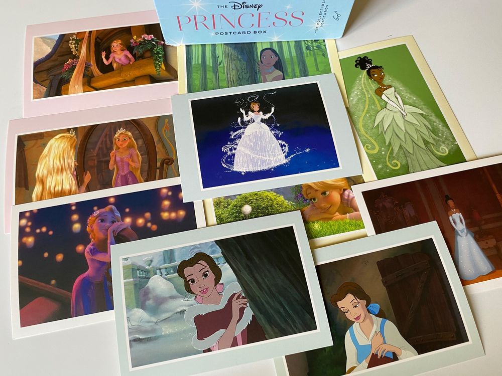 The Disney Princess Postcard -(10PCS) set14x9.5cm (Gebraucht) in ...