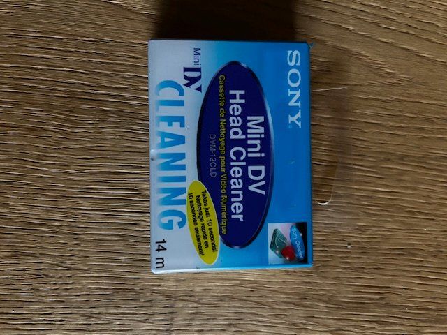 Mini DV Head Cleaner Sony, Digital Video Band (Neu und originalverpackt ...