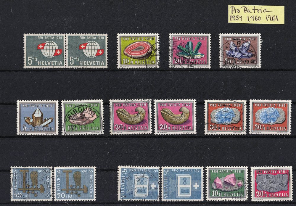 Pro Patria 1959 1960 1961 (Gebraucht) in Koppigen für CHF 6 – mit Lieferung auf Ricardo kaufen