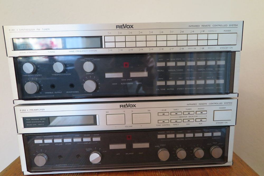 ReVox B252 Vorverstärker & Revox B 261 FM Tuner | Kaufen auf Ricardo
