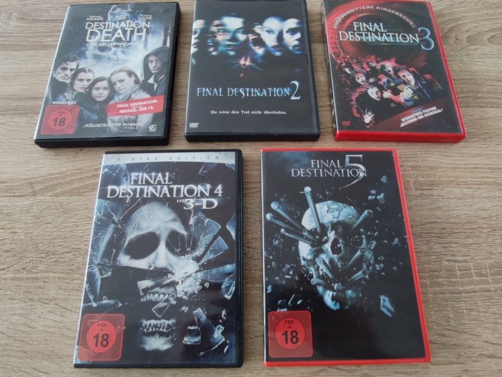 5 DVDs Final Destination | Acheter sur Ricardo