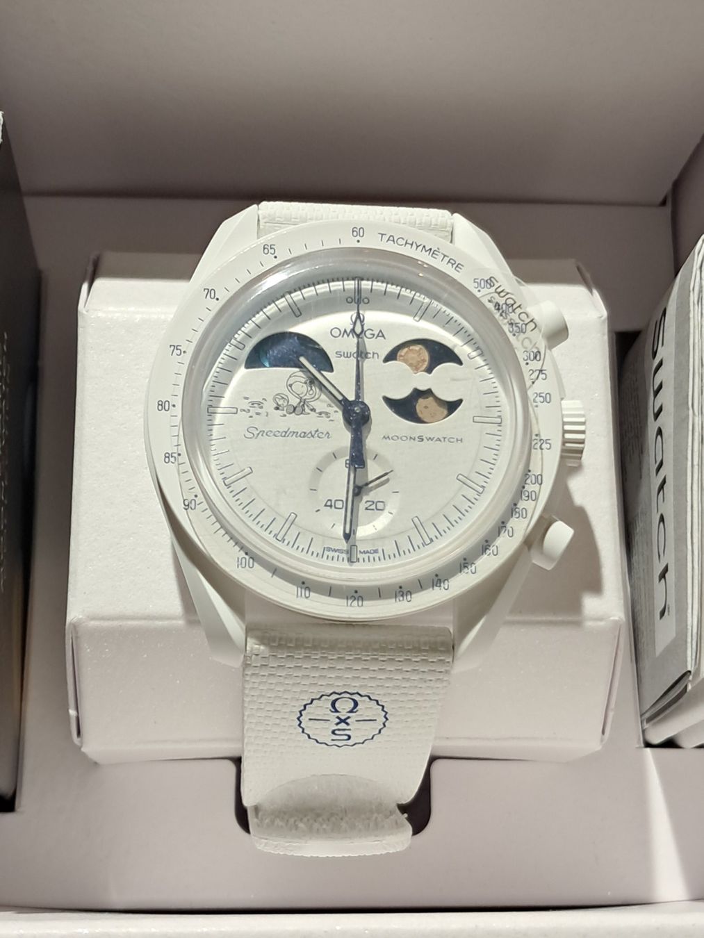 Swatch x Omega Mission to Earthphase Moonshine Gold Cold Mo. (Neu und ...