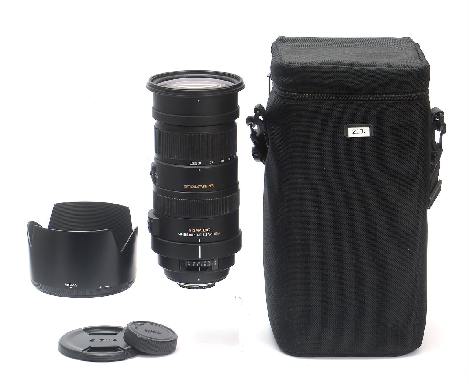 SIGMA DC AF Zoom 50-500mm 4.5-6.3 APO HSM zu Nikon (Gebraucht) in ...