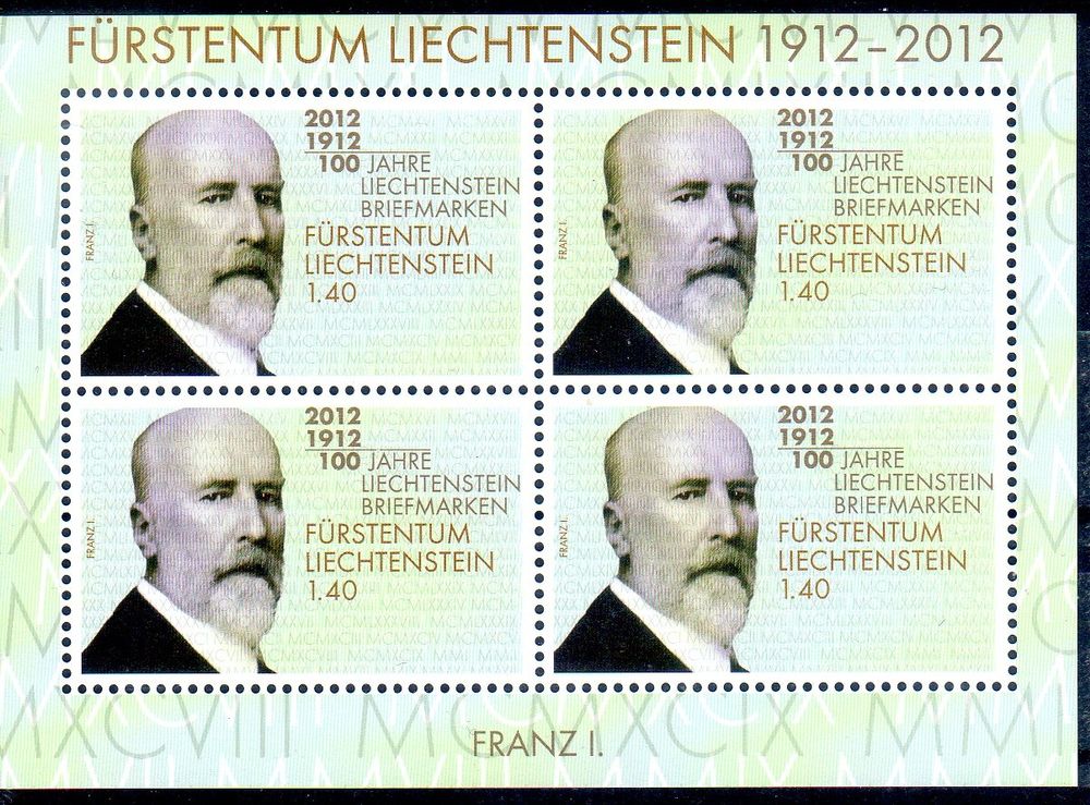 ** POSTFRISCH ** 100 JAHRE LIECHTENSTEIN BRIEFMARKEN - LI43B | Kaufen auf Ricardo