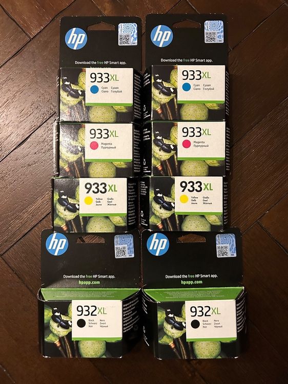 6x HP933 XL & 2x HP932XL ungeöffnet | Kaufen auf Ricardo