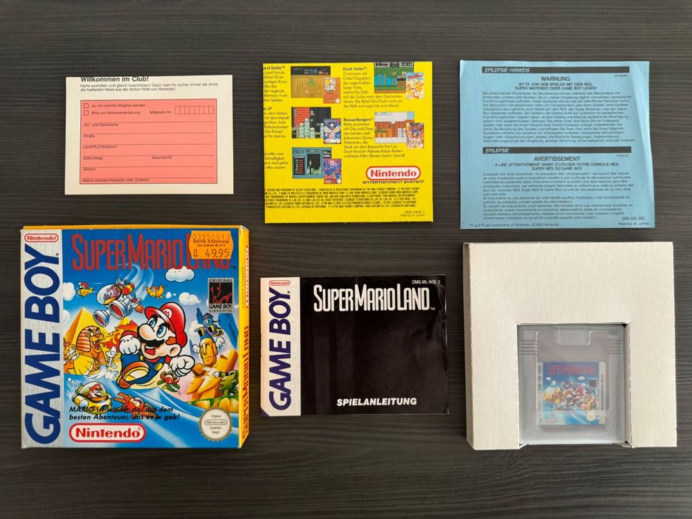 Super Mario Land GAMEBOY Classic mit OVP / CIB / Ab 1.- CHF! (Gebraucht ...