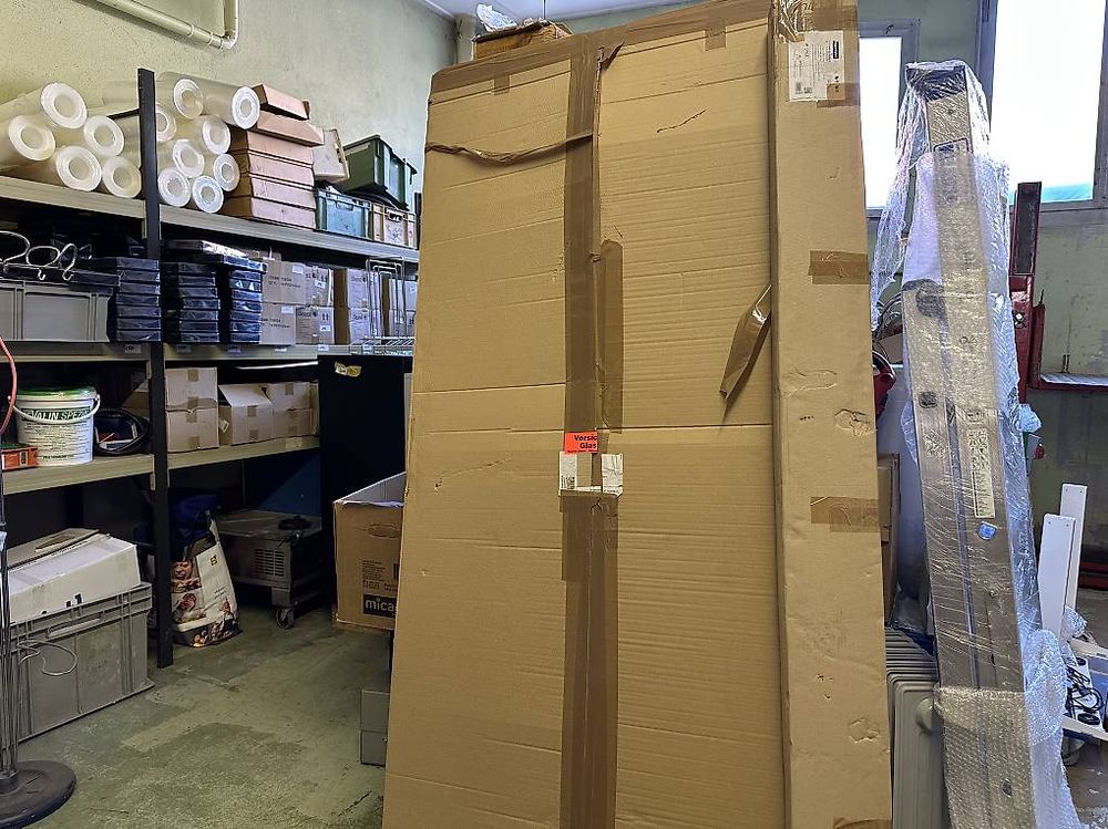 magnetoplan® Whiteboard, mobil, emailliert, H 100x B 200cm (Neu und originalverpackt) in Necker ...