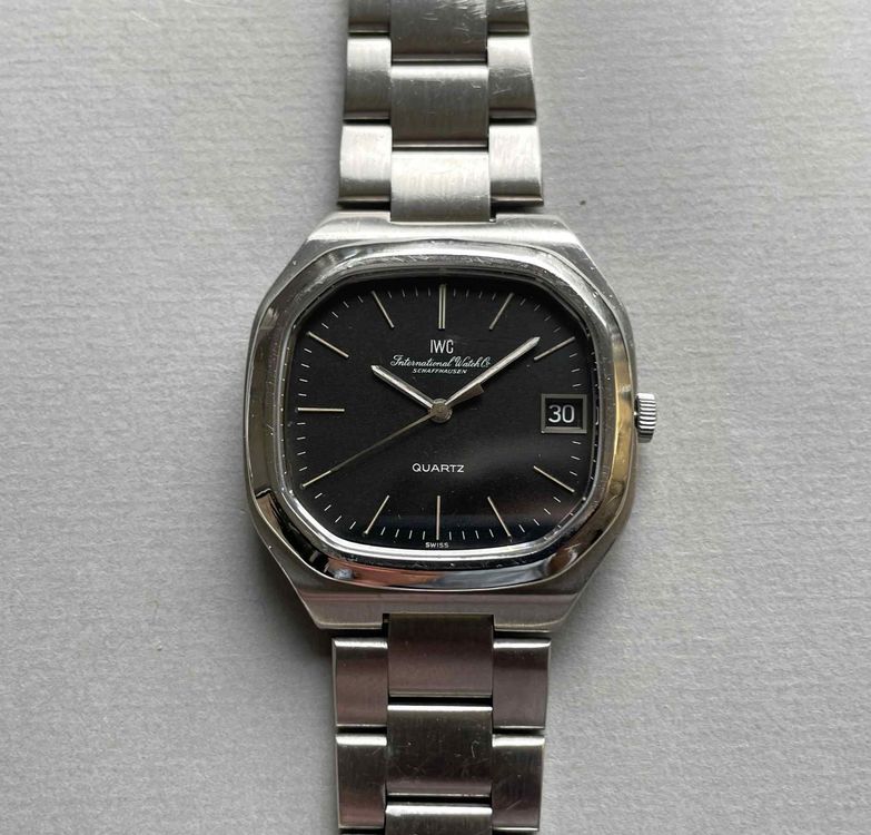 Vintage IWC Quartz Ref. 3708, original IWC Stahlband | Kaufen auf Ricardo