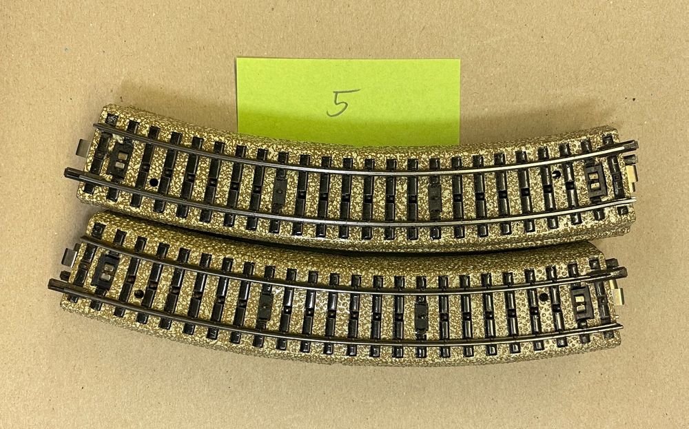 Märklin M-Gleis, gebogenes Gleis 5100, ohne OVP, 10 Stk. | Kaufen auf Ricardo