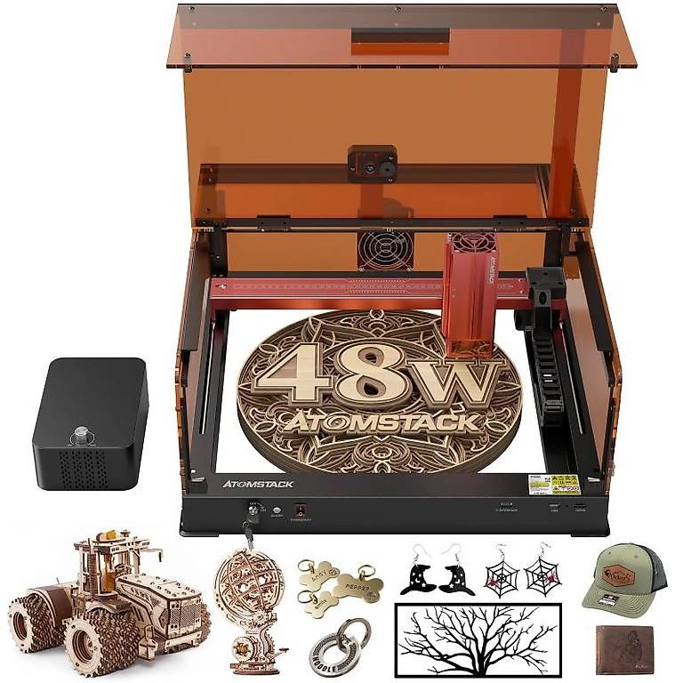 ATOMSTACK A48 Ultra Lasergravierer 48W Lasergravurmaschine (Gebraucht ...