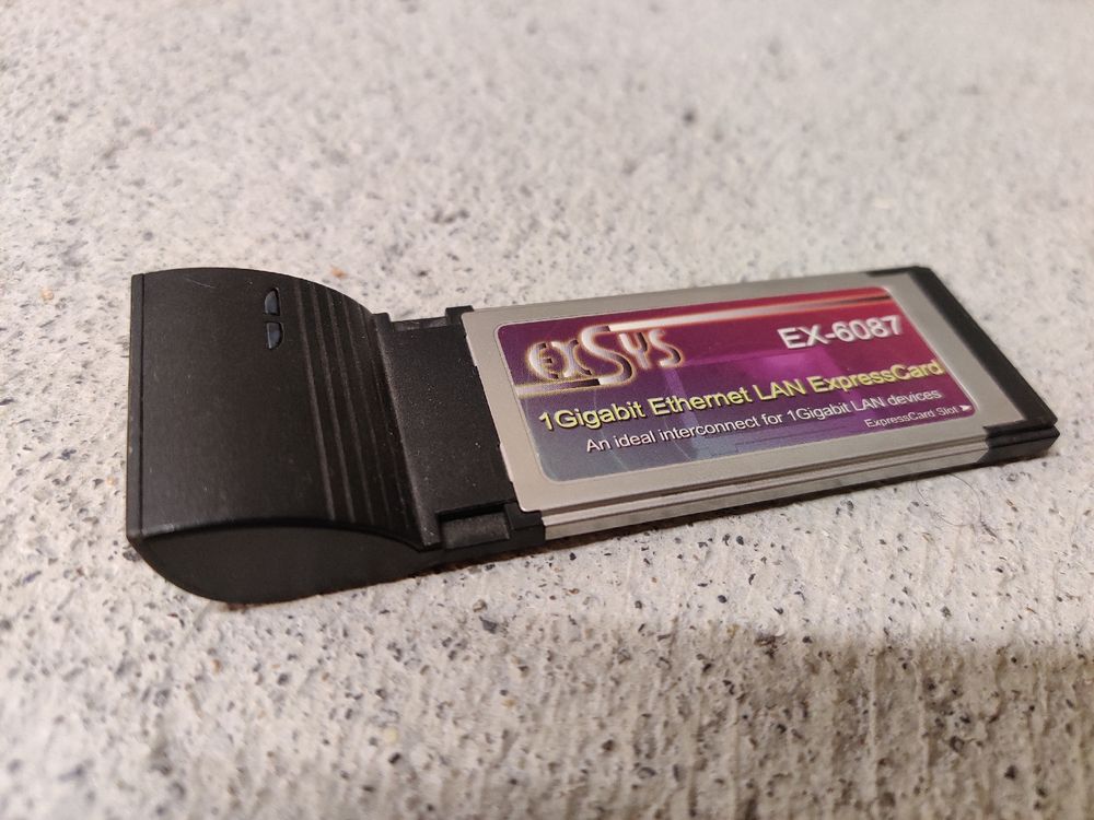 exsys gigabit ExpressCard ethernet adapter EX-6087 | Kaufen auf Ricardo