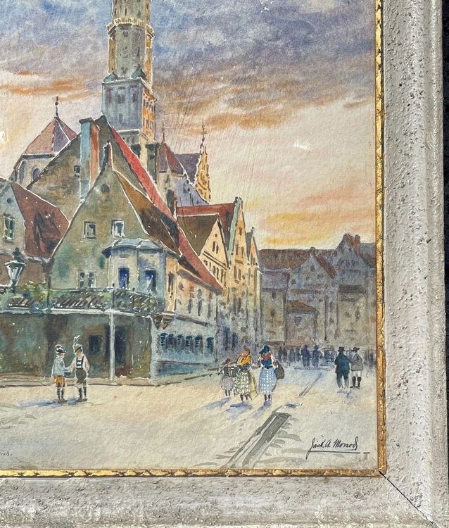 Jack David Albert Monod 1882 Genève-1964 Montreux * Aquarell | Kaufen ...