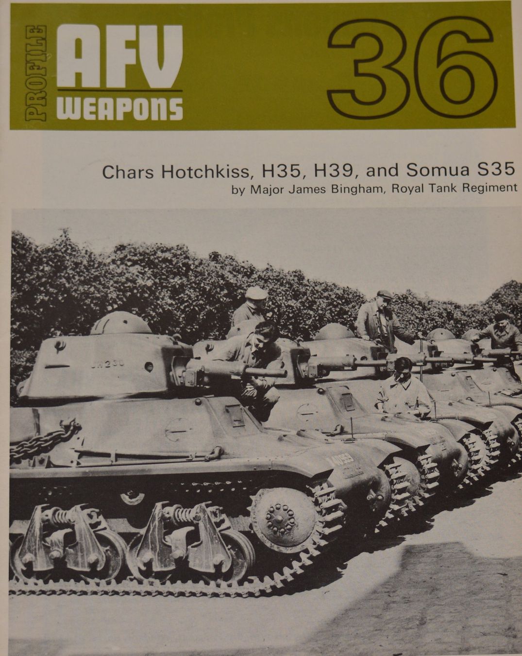 Profil AFV Weapons 36, Chars Hotchkiss H35,H39 and Somua S35 (Gebraucht ...