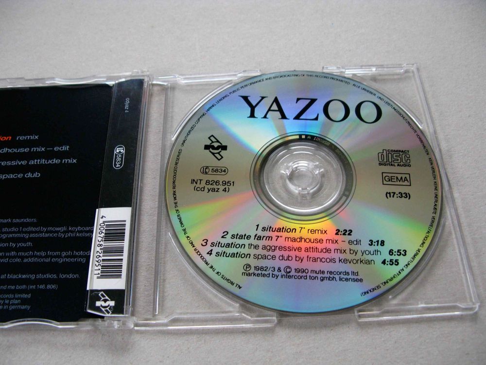 Yazoo - Situation - CD Single - Top Zustand - 80er Kult! (Gebraucht) in ...