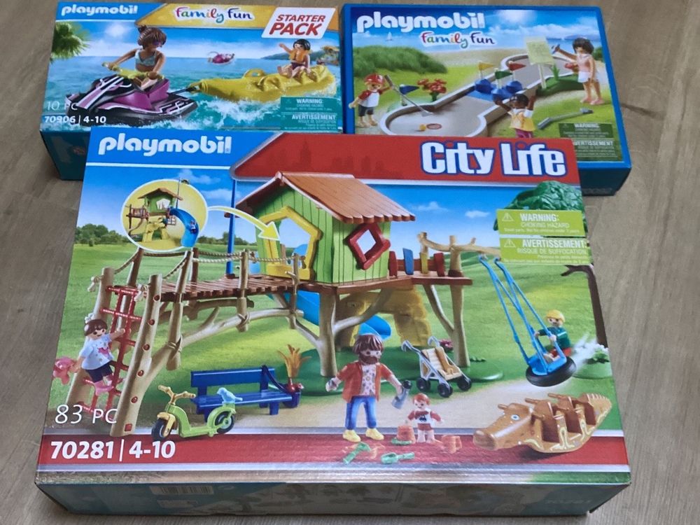 3 Playmobil Sets City Life und Family fun NEU (Neu und originalverpackt ...