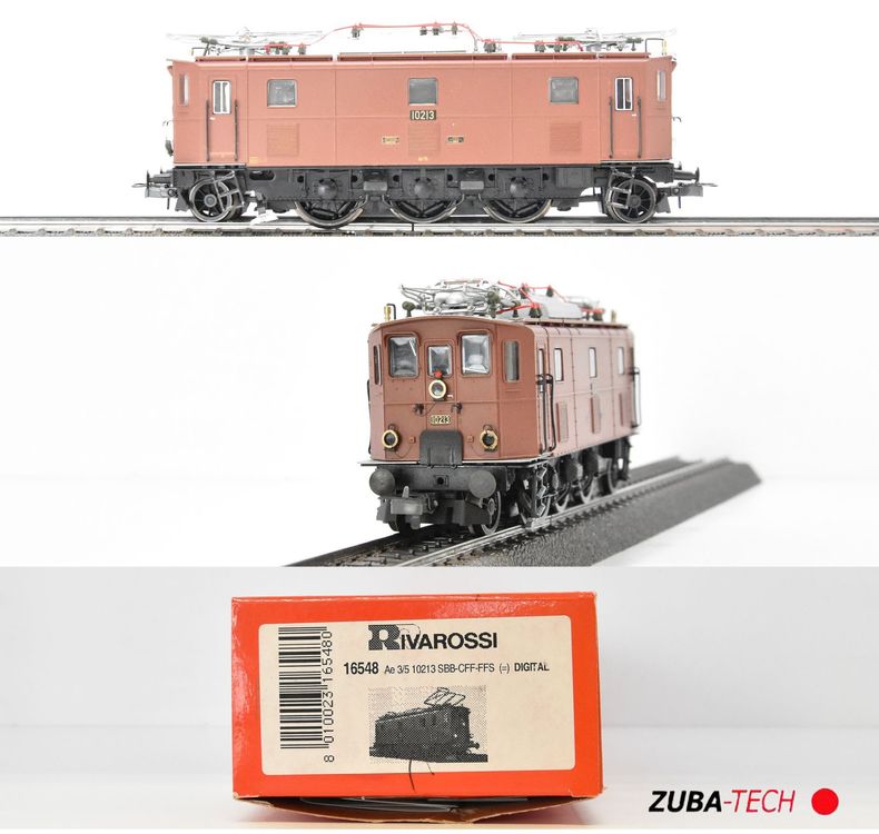 Rivarossi 16548 E-Lok Ae 3/5 SBB H0 GS Analog mit OVP (Gebraucht) in ...