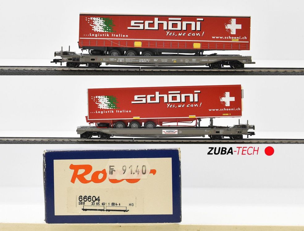 Roco 66604 Autoverladewagen Hupac H0 GS mit OVP (Gebraucht) in St ...