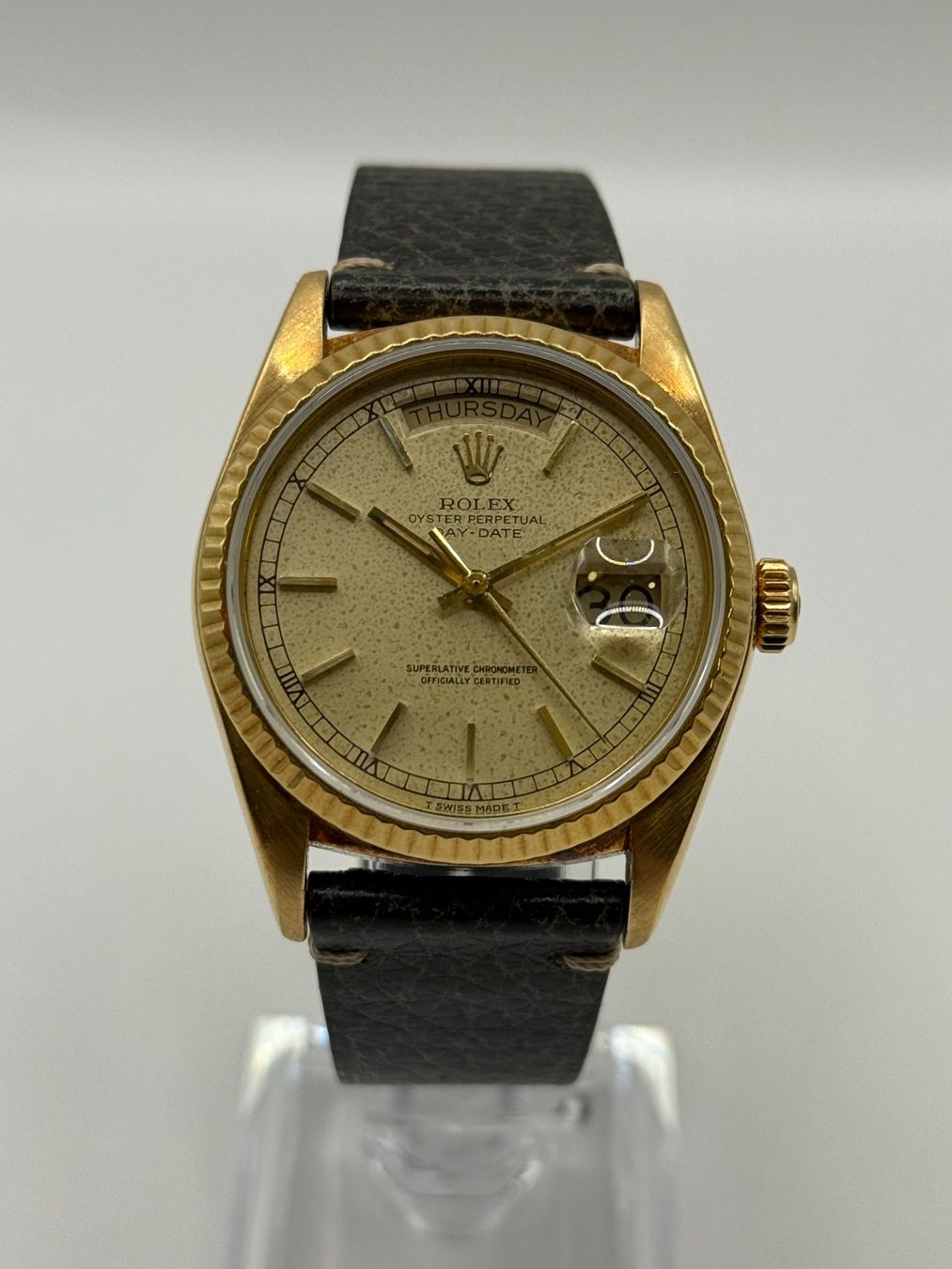 Rolex Day-Date 36 Or Jaune 18K – Réf. 18038 (1984) (D'occasion) à ...