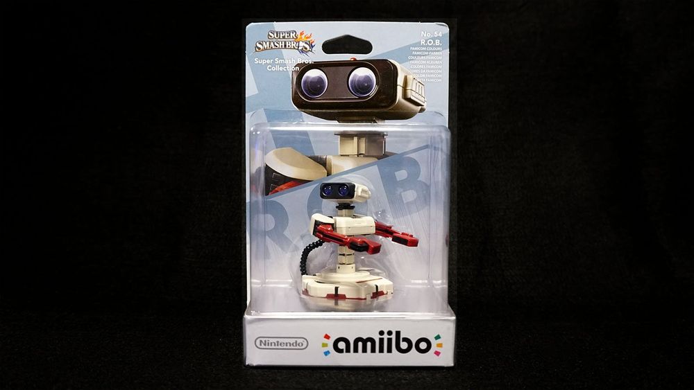 amiibo R.O.B. Famicom colours Super Smash Bros Wii U 3DS NEW (Neu und ...