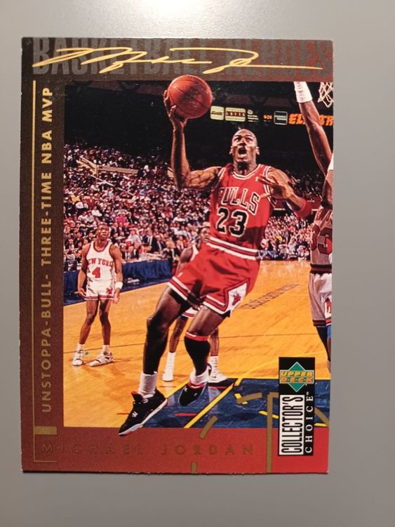 NBA Michael Jordan Three Time MVP Card (Gebraucht) in Zürich für CHF 4 ...
