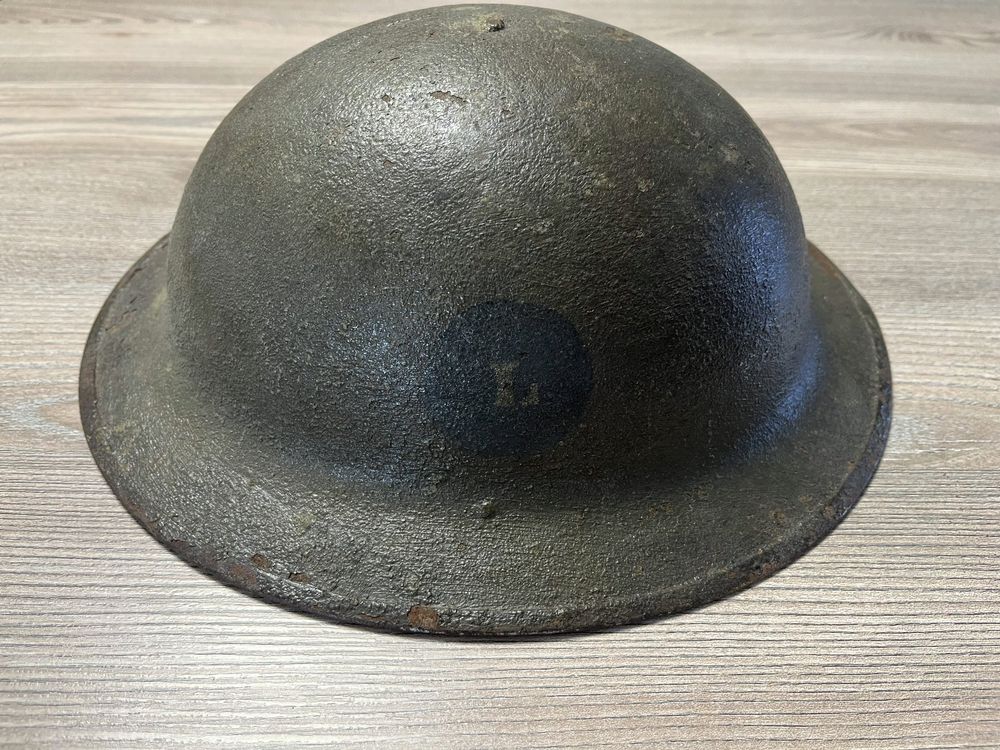 WWI / 1.WK US Helm M1917, 80th Division, 319th Inf, Coy L (Gebraucht) in Frick für CHF 150 – mit ...