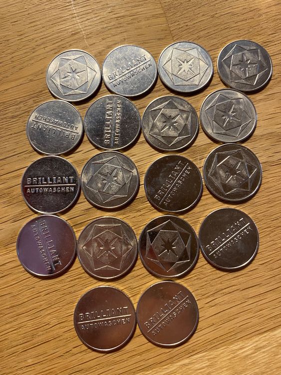 18 Brilliant Autowaschen Jetons (Gebraucht) in Vilters für CHF 8 – mit Lieferung auf Ricardo kaufen