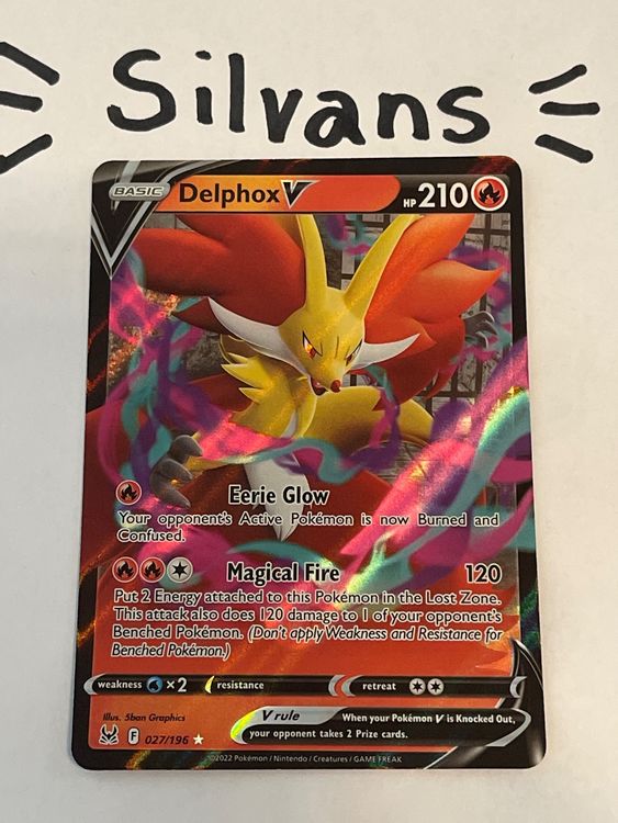 Delphox V 027/196 Lost Origin Englisch | Kaufen auf Ricardo