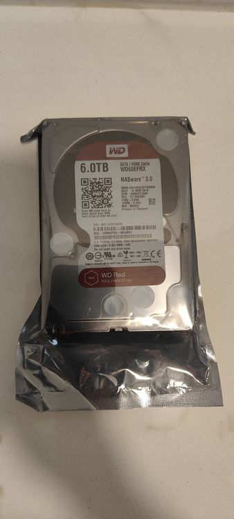 WD Red 6 TB (WD60EFRX) CMR (neu) | Acheter sur Ricardo