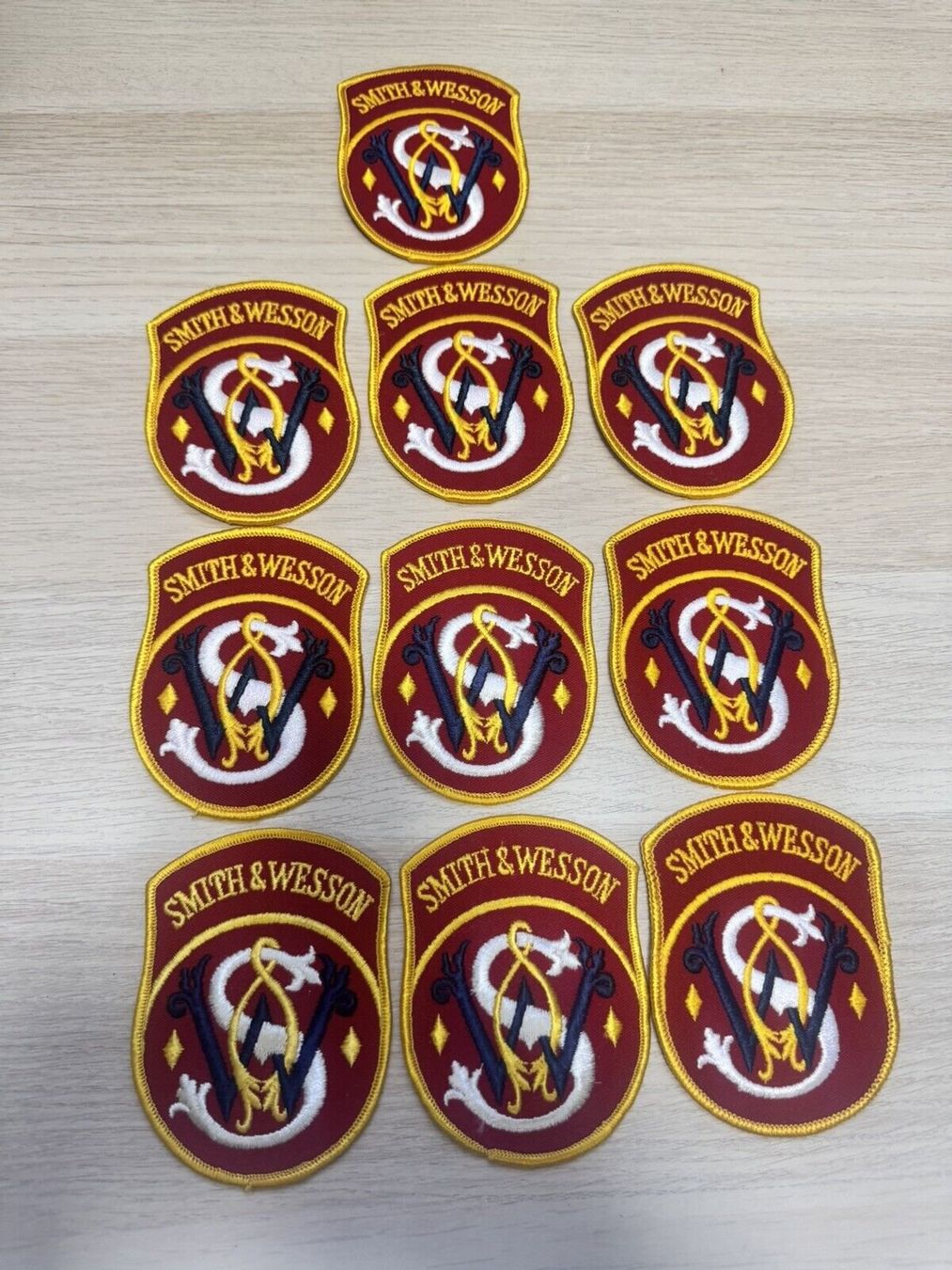 Smith & Wesson Patch / Aufnäher, gestickt, vintage (Neu (gemäss ...