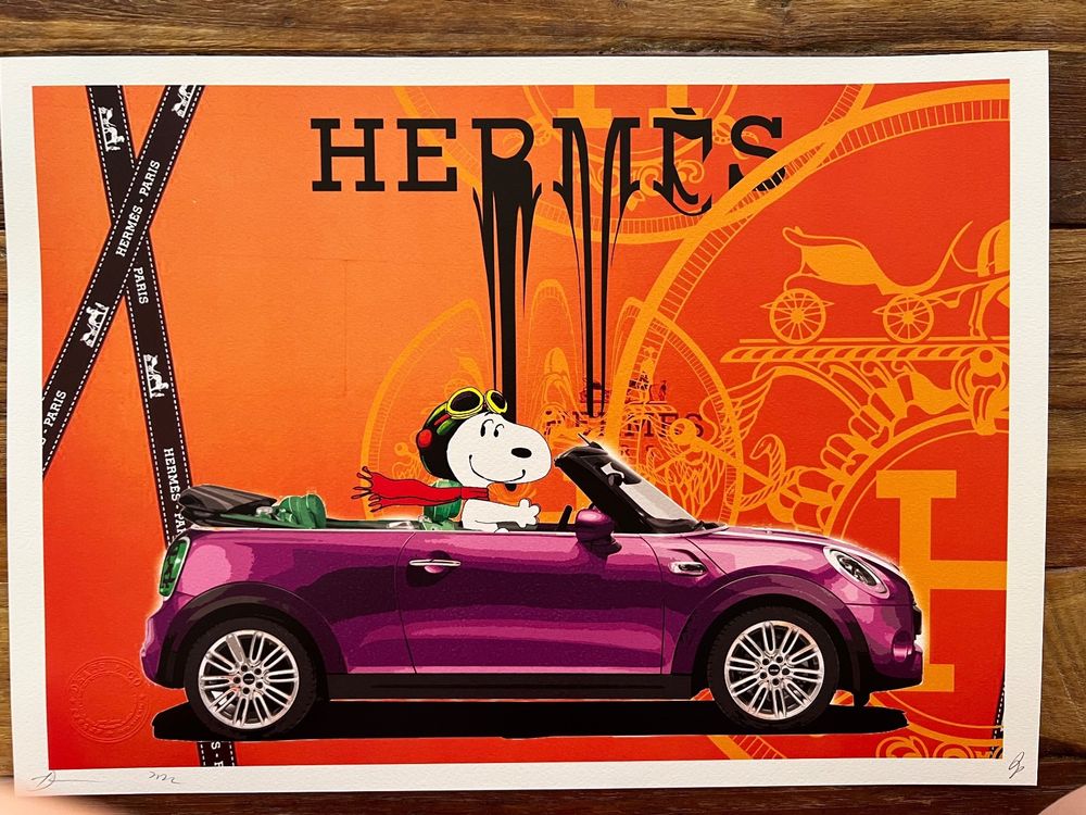 DEATH NYC « Hermes Snoopy Mini Cooper Auto » (Neu (gemäss Beschreibung ...