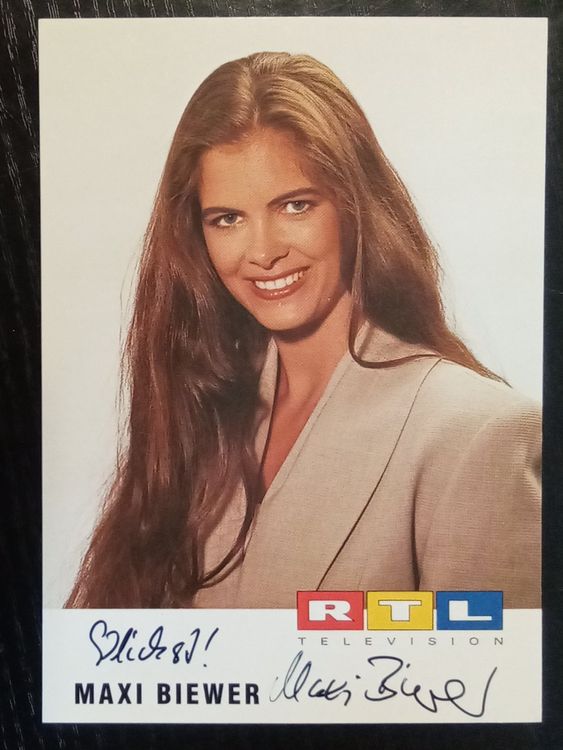 Maxi Biewer Autogramm signiert Fotopostkarte 10x15cm (Gebraucht) in ...