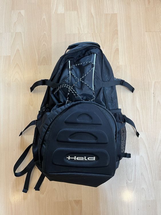 Grosser Held Motorrad Rucksack mit integriertem Regenschutz. (Neu ...