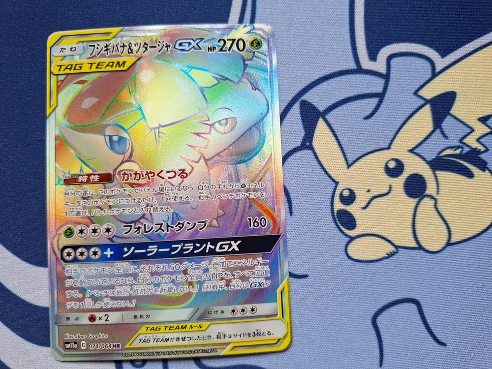Pokemonkarte Venusaur & Snivy GX Rainbow Rare 074/064 (Gebraucht) in ...