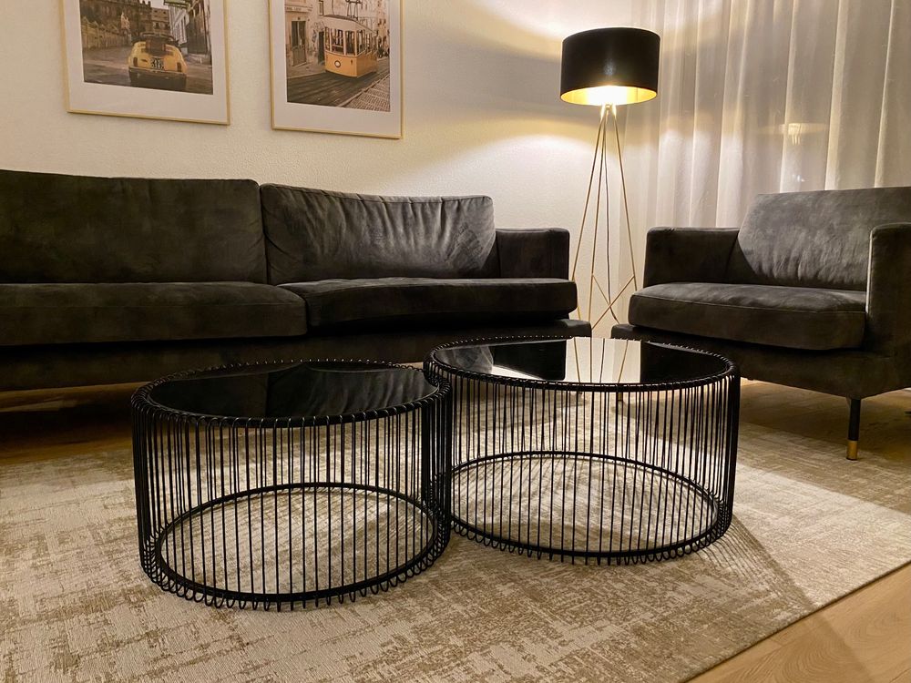 KARE Design Wire Couchtisch-Set / 2x Salontische black (Gebraucht) in Rothenburg für CHF 250 ...