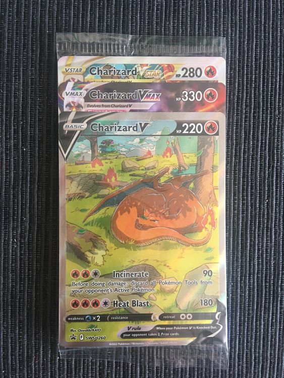 Pokemon Charizard Alternative Vmax, V, Vstar Alternative (Neu (gemäss ...
