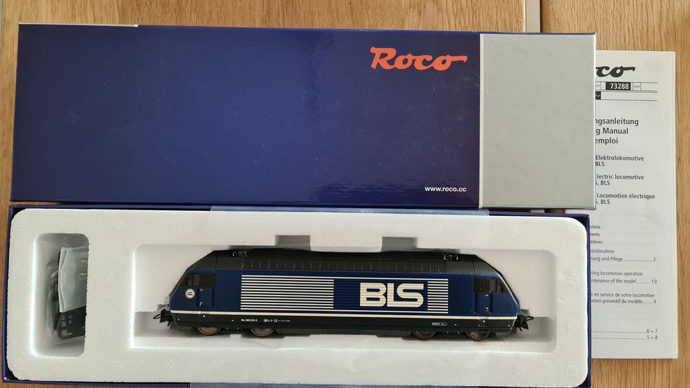 ROCO H0 79288 BLS RE 4/4 465 012-3 in blau (Neu und originalverpackt) in Anglikon für CHF 250 ...