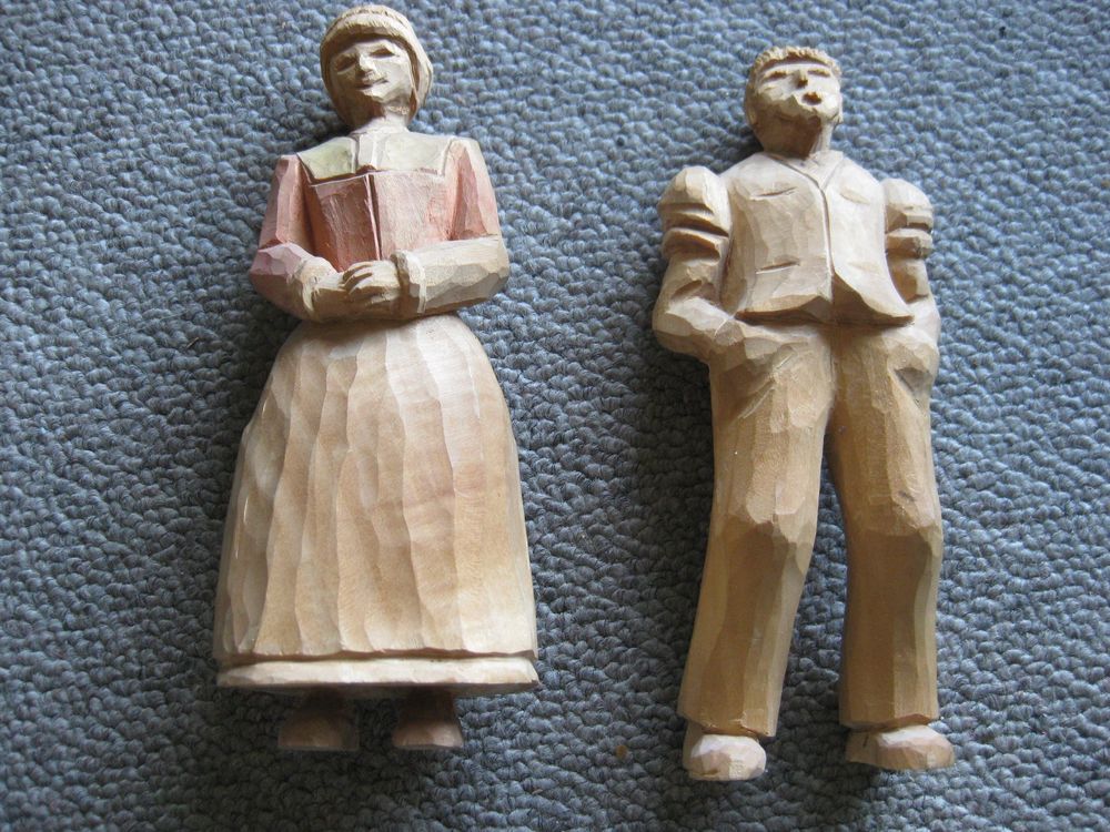 Brienz, Holz geschnitzt, Jodler mit Trachtenfrau (Gebraucht) in Heimberg für CHF 21 – mit ...