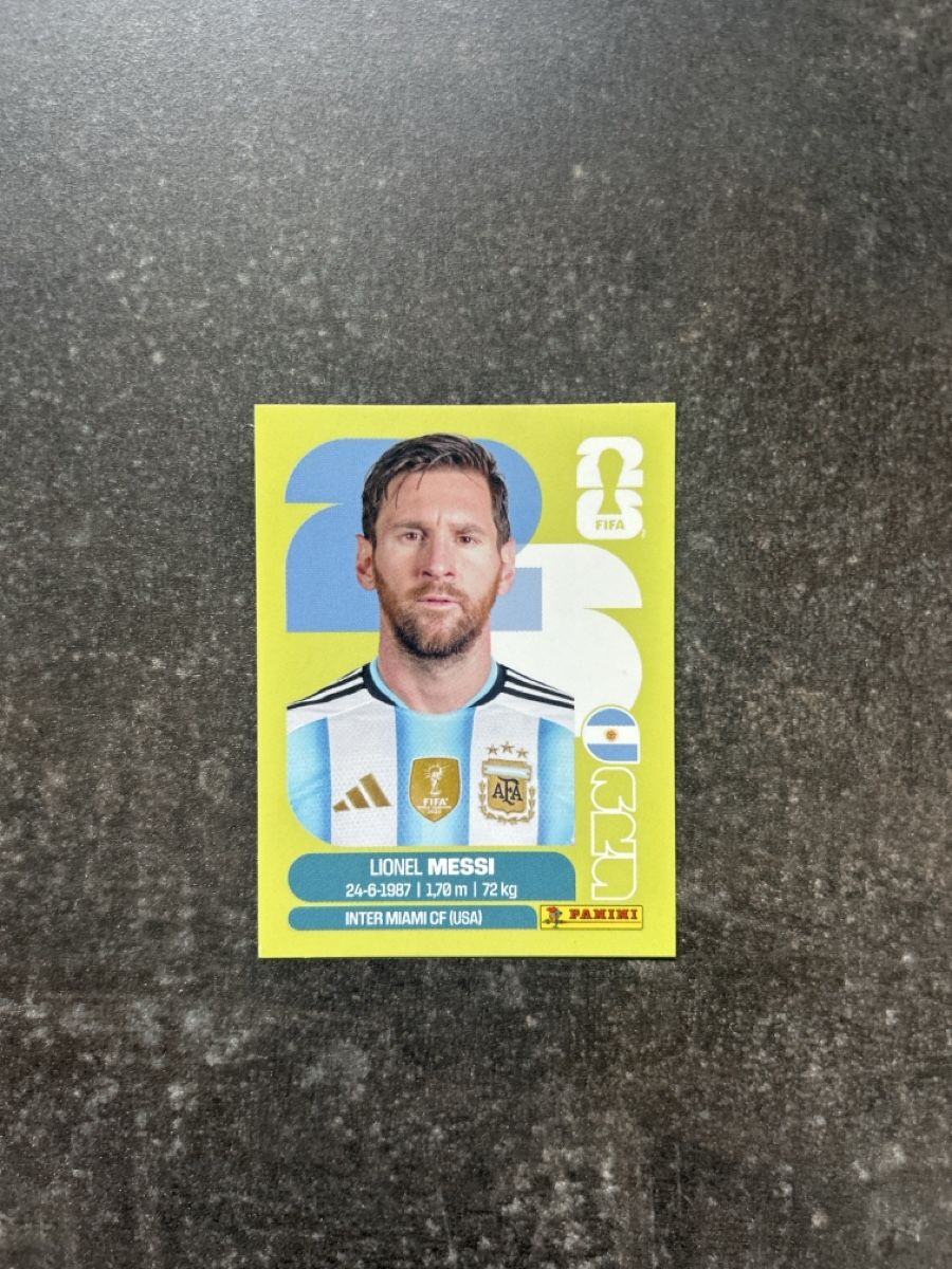 Lionel Messi sticker - WM 2026 - Panini - Super Zustand (Neu (gemäss ...