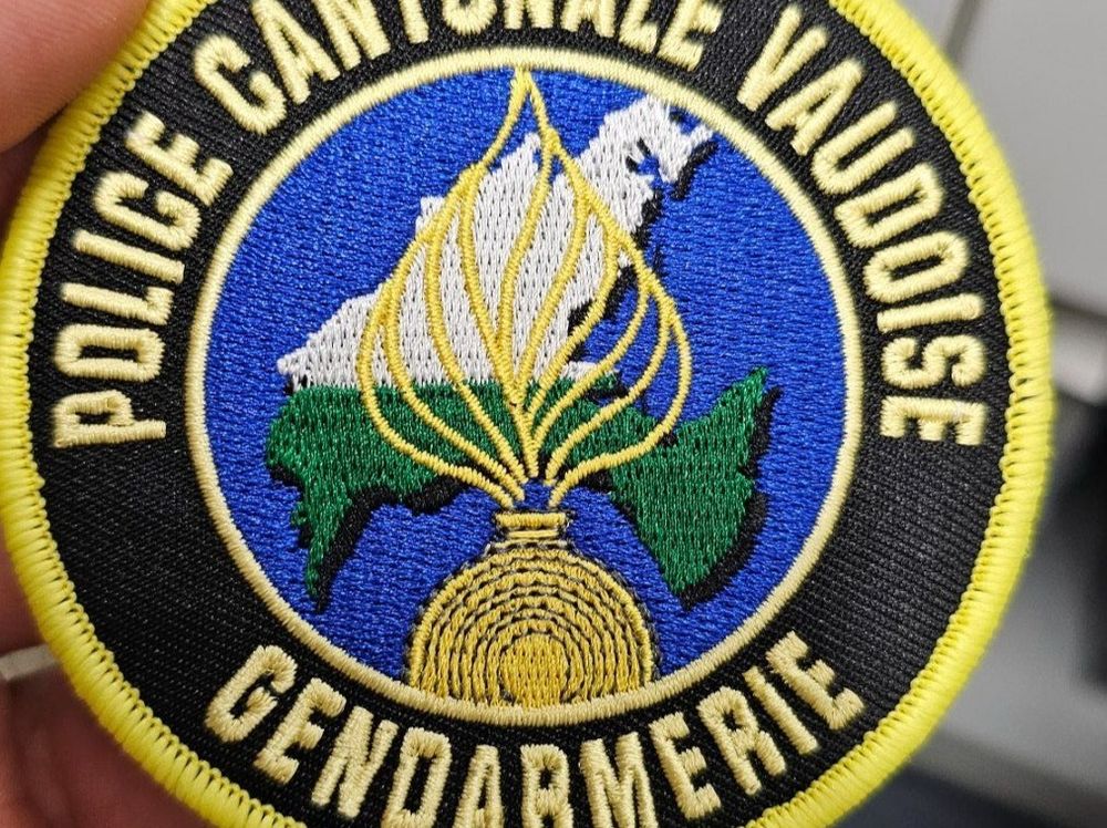 Patch avec velcro Police Cantonale Vaudoise Gendarmerie (Gebraucht) in ...