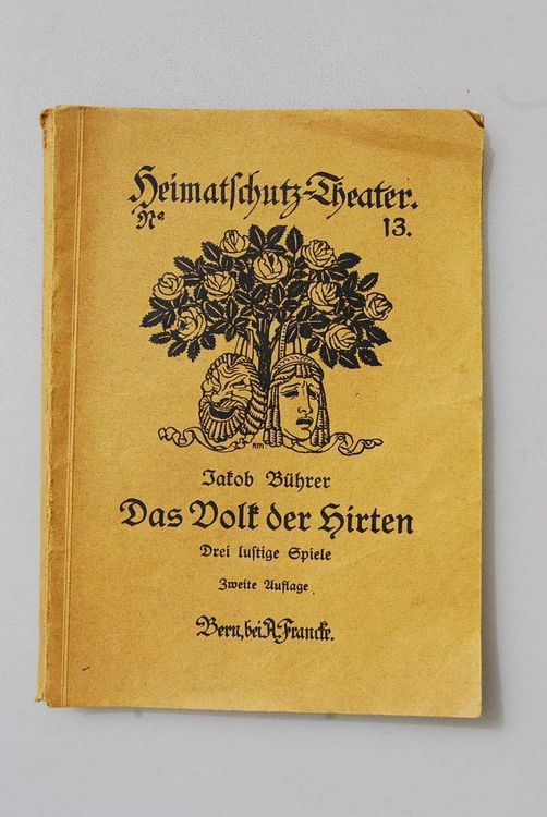 Das Volk der Hirten von Jakob Bührer, 1918 (Gebraucht) in Rüfenacht BE ...
