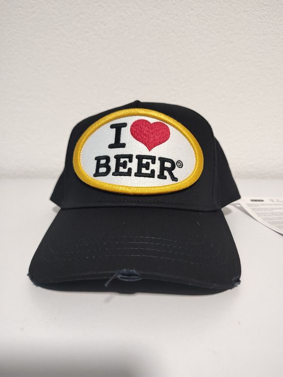 Dsquared2 Cap I love Beer neu! Sz. Uni schwarz (Neu (gemäss ...