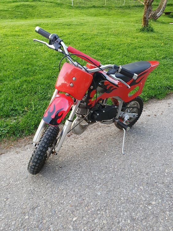 Mini Cross Pocket Bike MX Moto Cross mit Kinder Cross Helm (Gebraucht ...