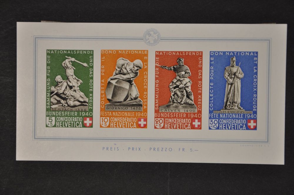 PP 1940 B8-B11 Blockausschnitte postfrisch | Kaufen auf Ricardo