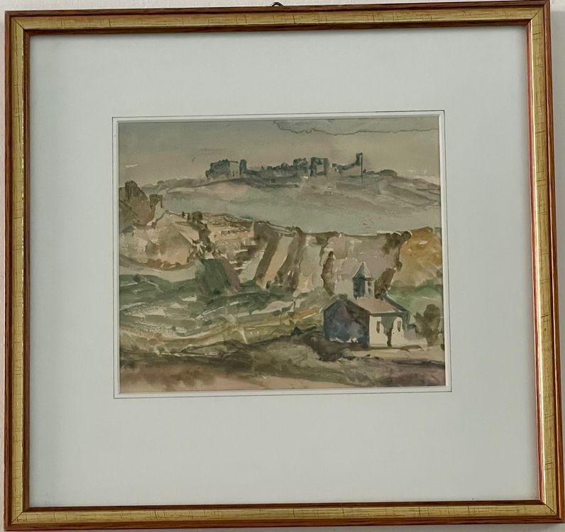 Sion / Tourbillon & Chapelle de Tous les Saints Aquarell (Gebraucht) in Root für CHF 15 – mit ...